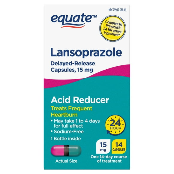 Omeprazole in Antacids and Heartburn Relief - Walmart.com