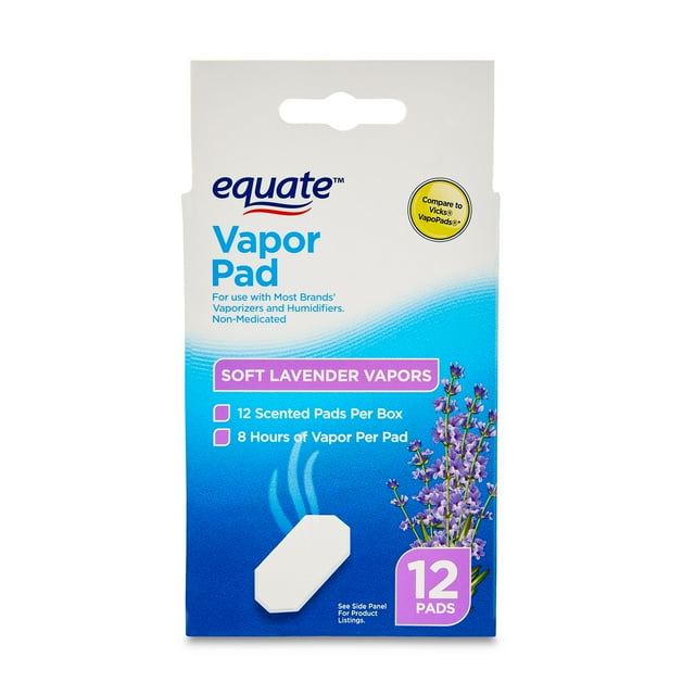 Equate Lavender Menthol Vapor Pad Refills for Use in Vaporizer, Helps ...
