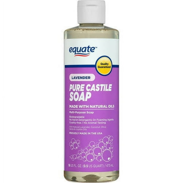 Equate Lavender Pure Castile Soap, 16 Oz - Walmart Business Supplies