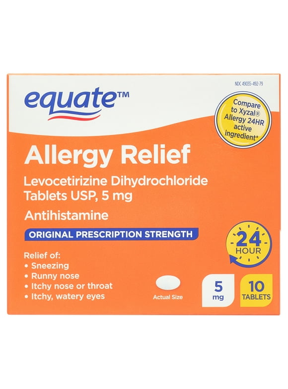 Equate Zyrtec in Allergy Medicine - Walmart.com