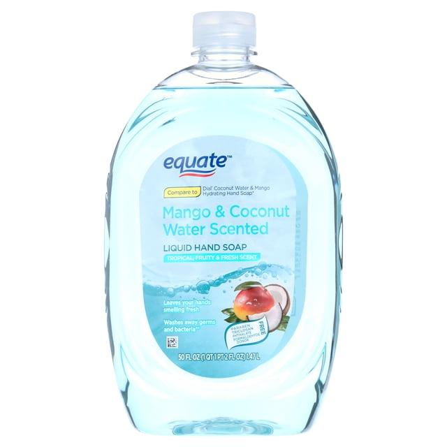 Equate Liquid Hand Soap, Tropical Fruity Fresh, 50 fl oz, Compare to ...