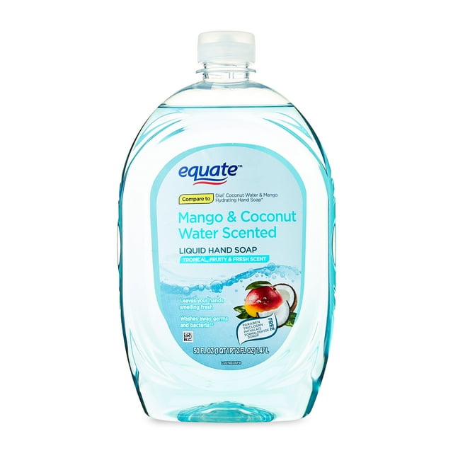 Equate Liquid Hand Soap, Mango & Coconut Water Scented, 50 oz - Walmart.com