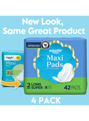 Equate Pads in Feminine Care - Walmart.com