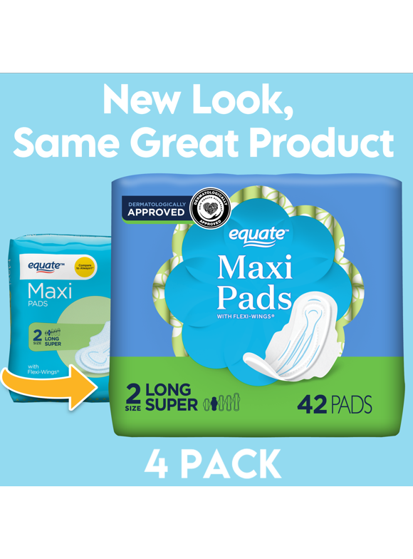 Equate Maxi Pads in Feminine Care - Walmart.com
