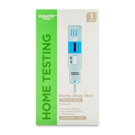 Equate 1 Panel At-Home Drug Test for Marijuana, 1 Urine Test, One Size ...