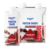 Equate Max Protein Nutrition Shake, Chocolate Flavored, Liquid, 11 fl ...