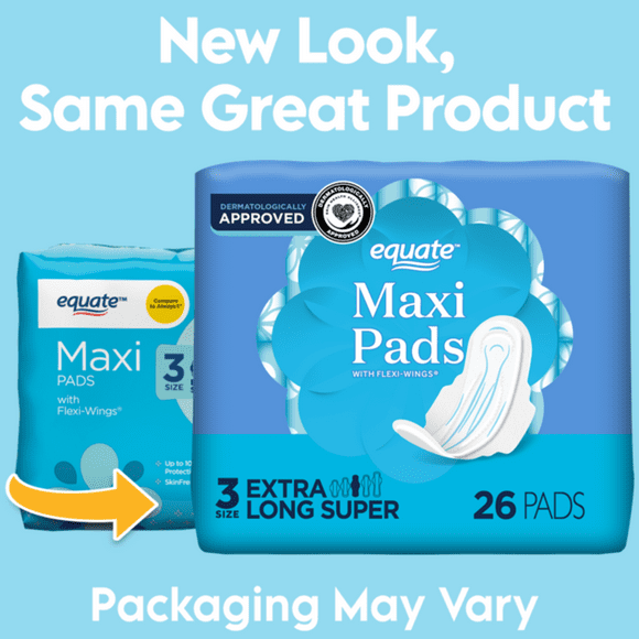 Equate Maxi Pads