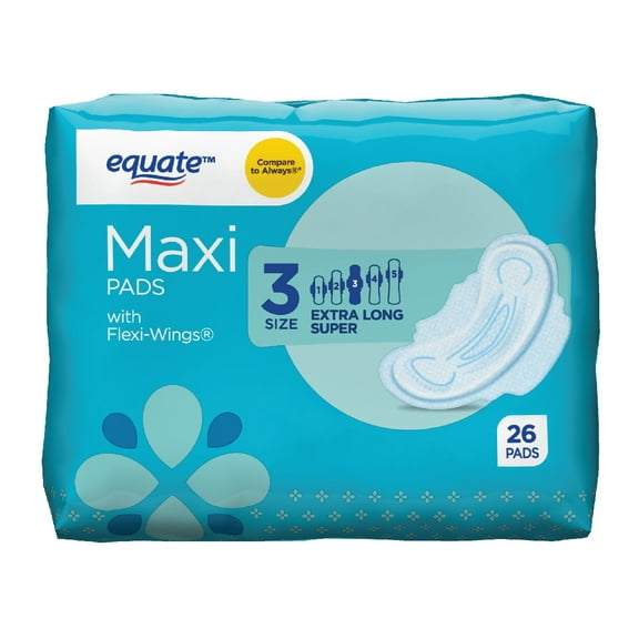 Equate Maxi Pads
