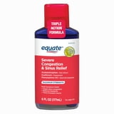 Equate Maximum Strength Severe Congestion & Sinus Relief, 6 fl oz HSA ...