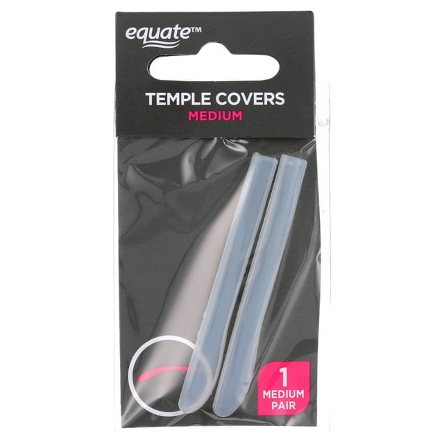 Equate Medium Silicone Temple Covers, 1 Pair, Eyeglass Repair - Walmart.com
