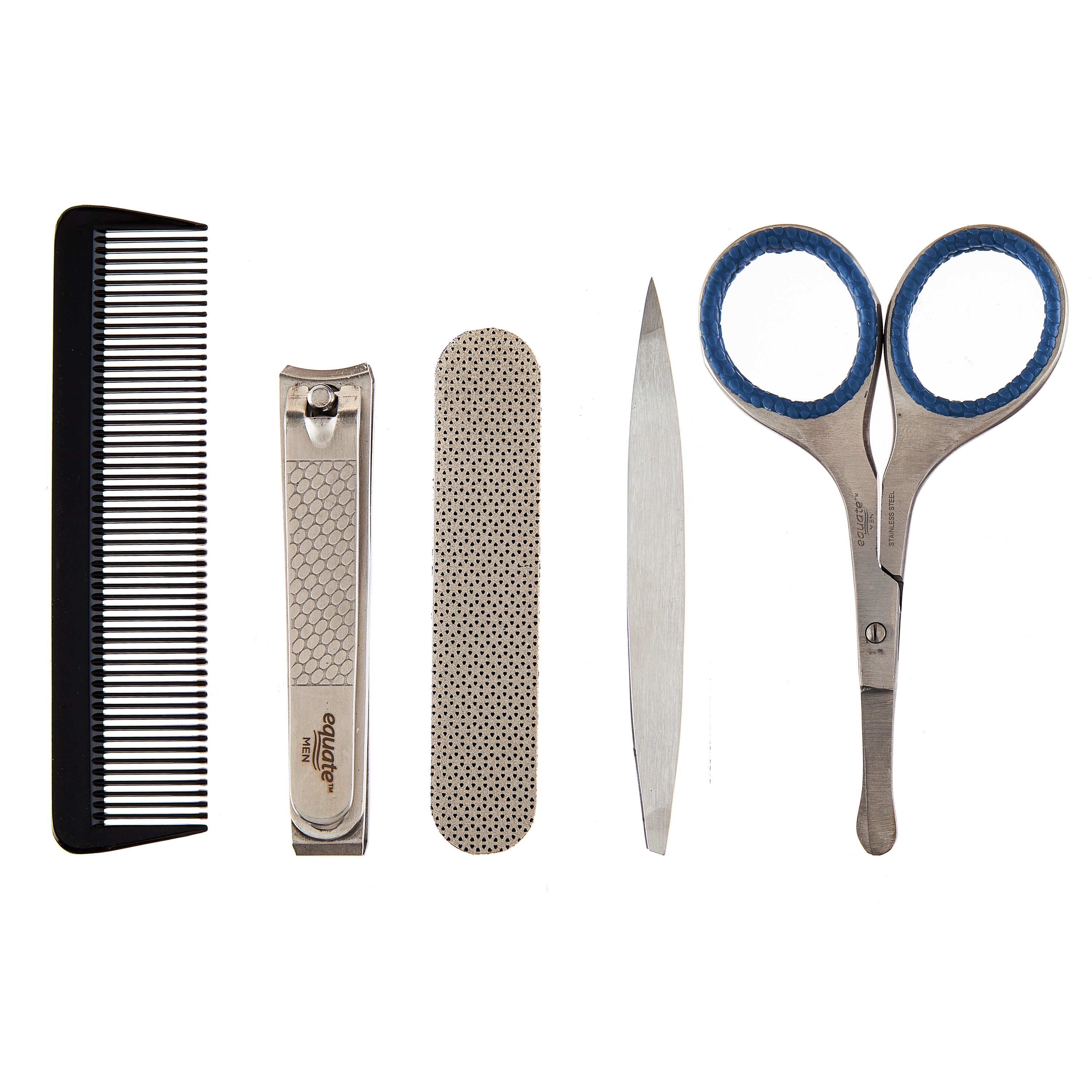 Equate Men's 6 Piece Complete Grooming Kit with Black Case - Walmart.com