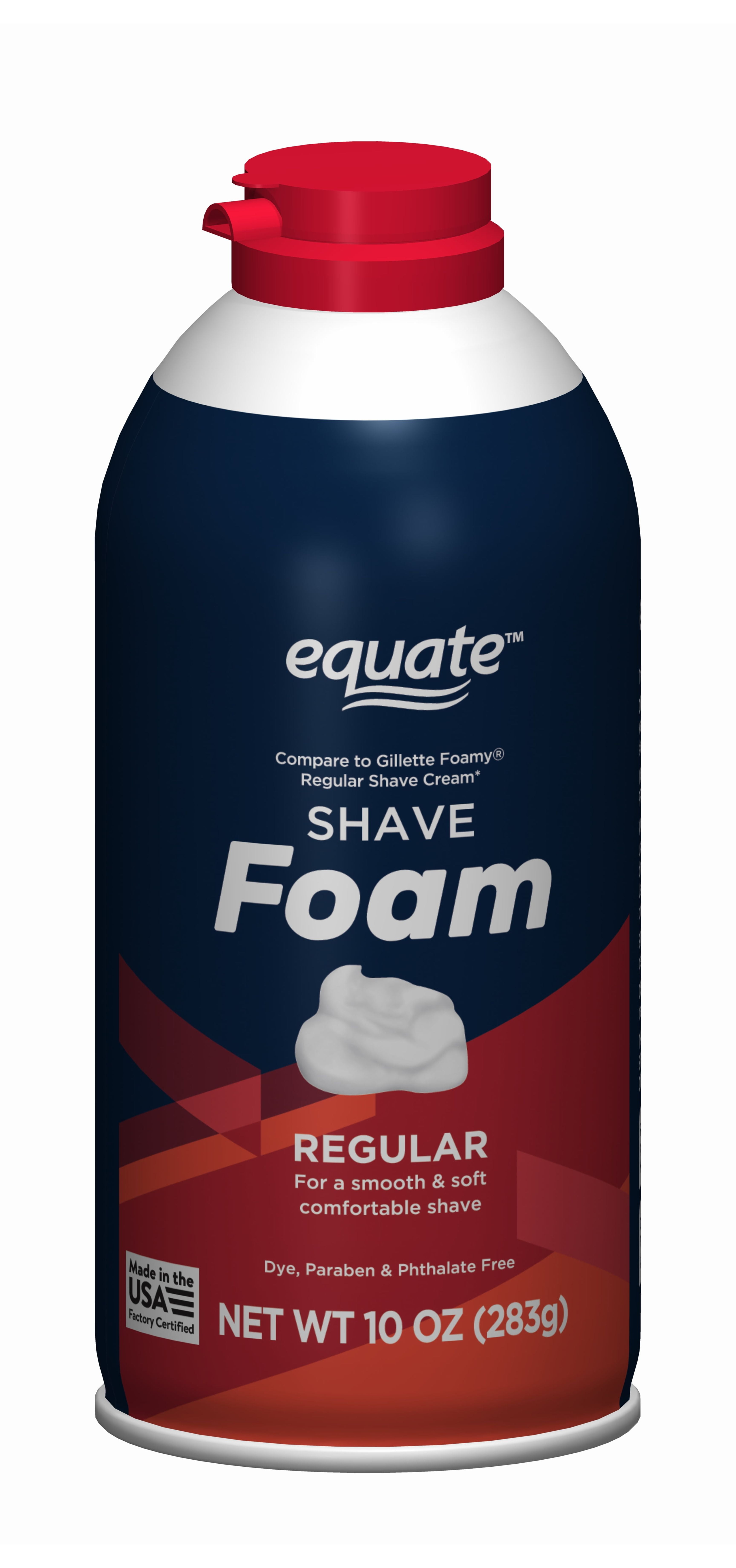 Equate Men's Regular Shave Foam, 10 oz - Walmart.com