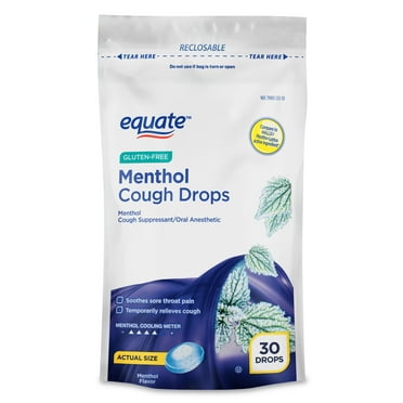Equate Sugar-Free Menthol Cough Drops, 70 Count HSA/FSA Eligible - Walmart.com