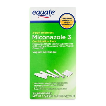 Equate Miconazole 3 Day Vaginal Treatment Cream for Yeast Infections, 0 ...