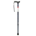 Equate Mobility Comfort Grip Walking Cane, Blue, Height Adjustable, 300 ...