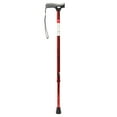 Equate Mobility Comfort Grip Walking Cane for Adults and Seniors, Red ...