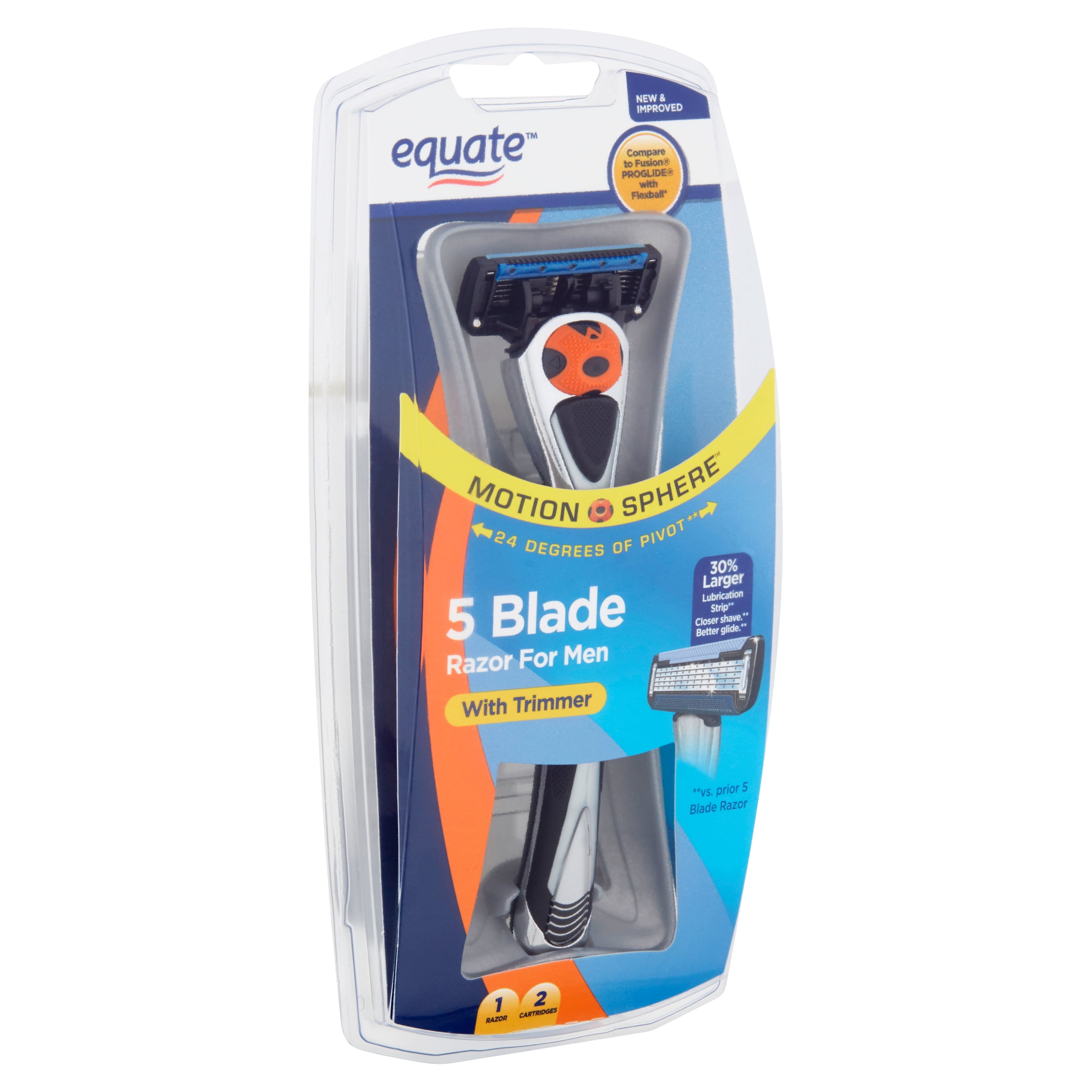 Brandclub - Equate Motion Sphere 5 Blade Razor and Cartridges for Men