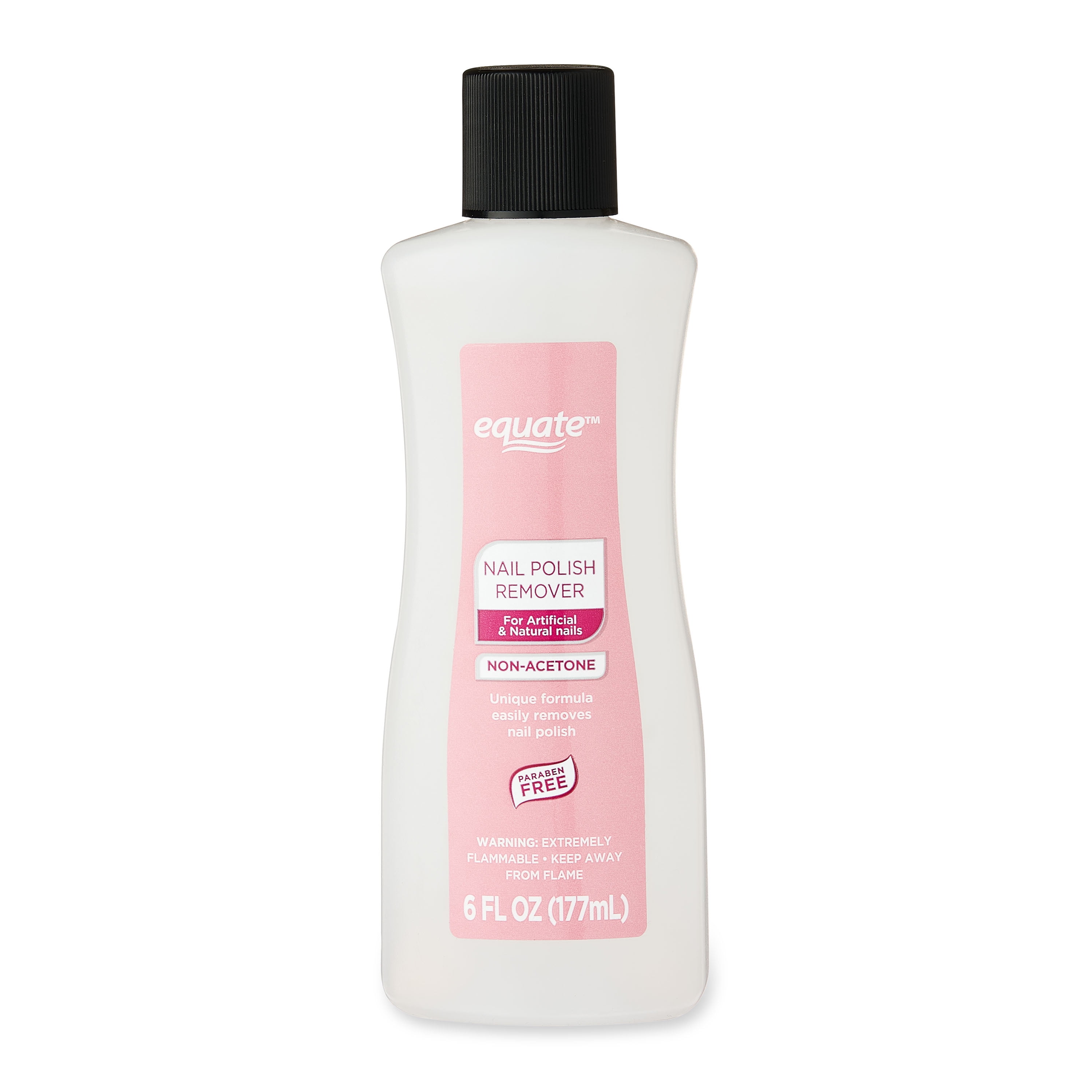 Equate Non-Acetone Nail Polish Remover, 6 fl oz - Walmart.com