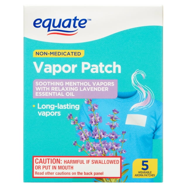 Equate Non-Medicated Vapor Patches for Soothing Congestion Relief, 5 ...