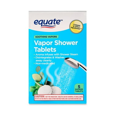 Vicks Vapo Shower Tablets, Soothing Steamers, Non-Medicated, Vapor Tabs ...