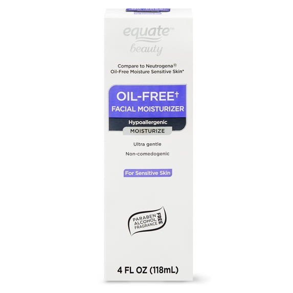 Equate Oil-Free Facial Moisturizer for Face Care of Sensitive Skin ...