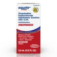 Equate Eye Itch Relief Antihistamine Eye Drops Olopatadine HCL 0.2% 3 ...