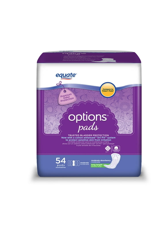 Equate Pads Feminine Care in Personal Care - Walmart.com