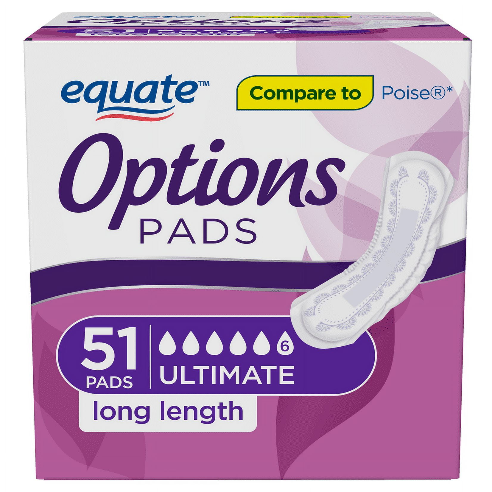 Equate Pads in Feminine Care - Walmart.com