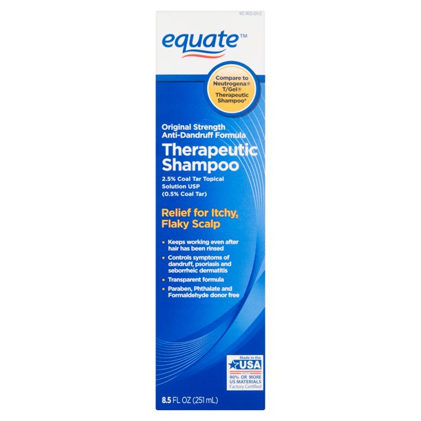 Equate Original Strength Anti-Dandruff Therapeutic Shampoo, 8.5 fl oz ...
