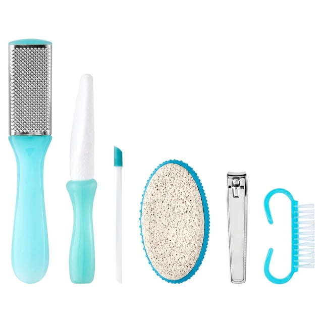 Equate Personal Foot Care Pedicure Kit with Storage Pouch, Unisex ...