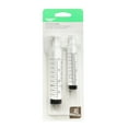 Equate Plastic Medicine Dosing Oral Syringe Set, 2 and 4 Tsp Capacity ...