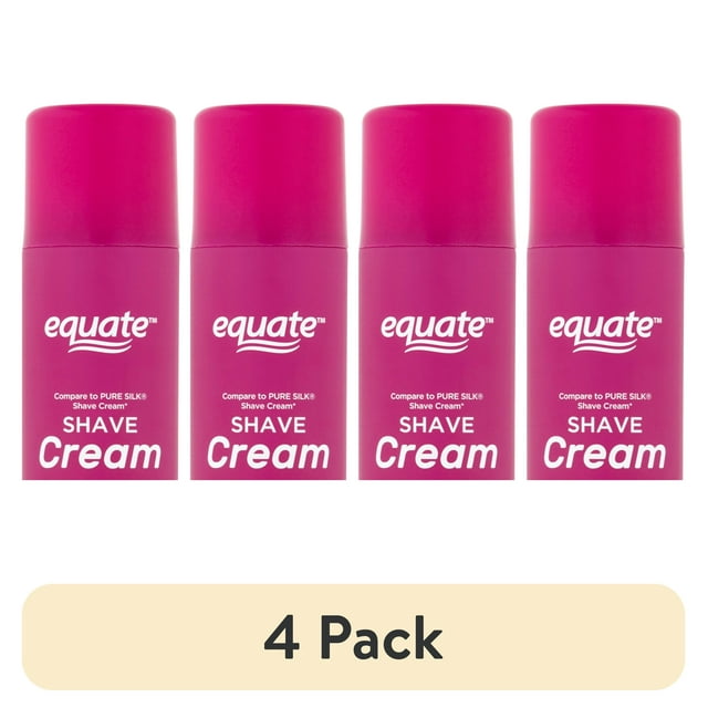 (4 pack) Equate Raspberry Shave Cream, 8 oz - Walmart.com