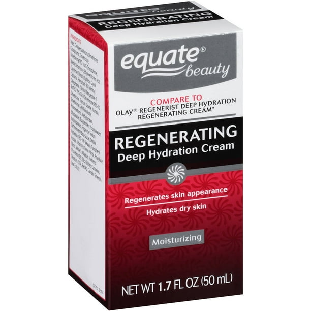 Equate Regenerating Deep Hydration Cream, 1.7 Oz - Walmart Business ...