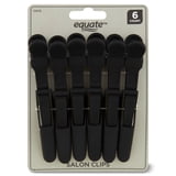 Equate Salon Clips 6 Count Hair Clips for Styling, Holding Hair in ...