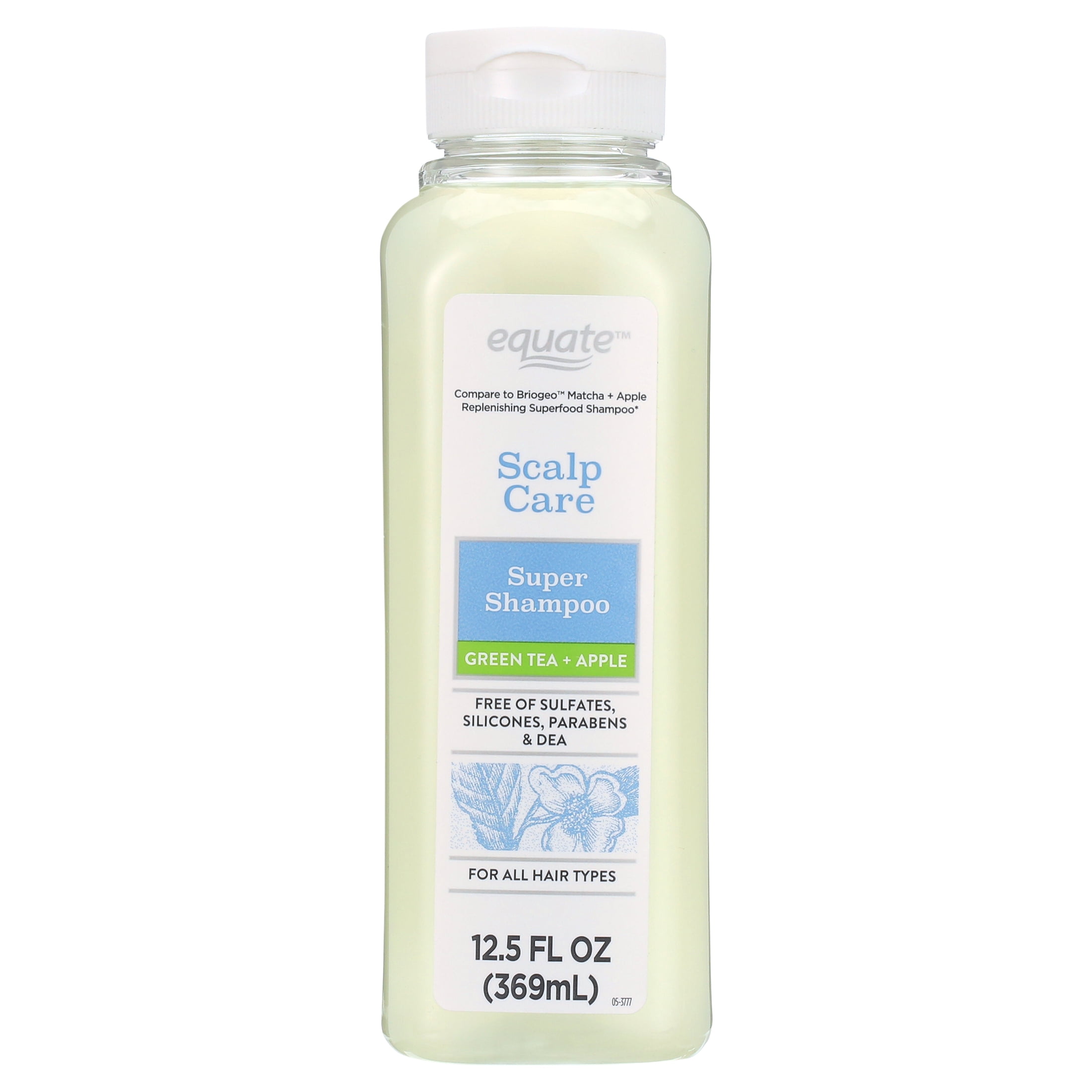Equate Scalp Care Super Daily Shampoo with Green Tea + Apple, All Hair ...