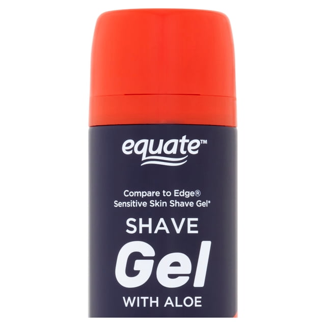 Equate Sensitive Skin Shave Gel with Aloe, 7 oz, Compare to Edge ...
