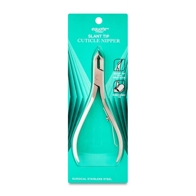 Equate Stainless Steel Slant Tip Cuticle Nipper for Precise Trimming of ...