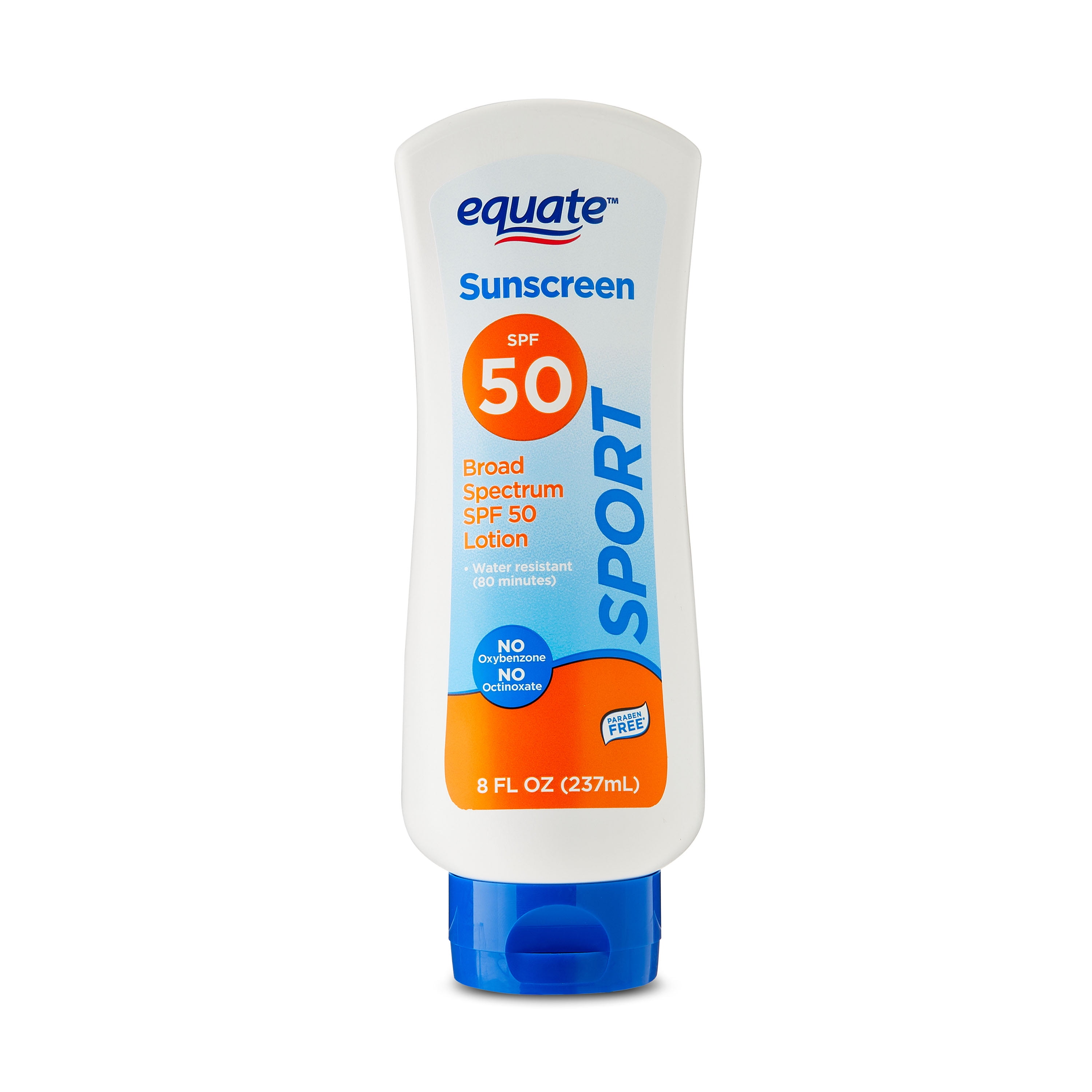 Equate Sport Broad Spectrum Sunscreen Lotion, SPF 50, 8 fl oz HSA/FSA ...