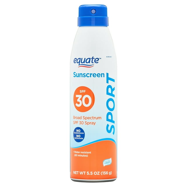 Equate Sport Sunscreen Spray, SPF 30, 5.5 oz HSA/FSA Eligible - Walmart.com