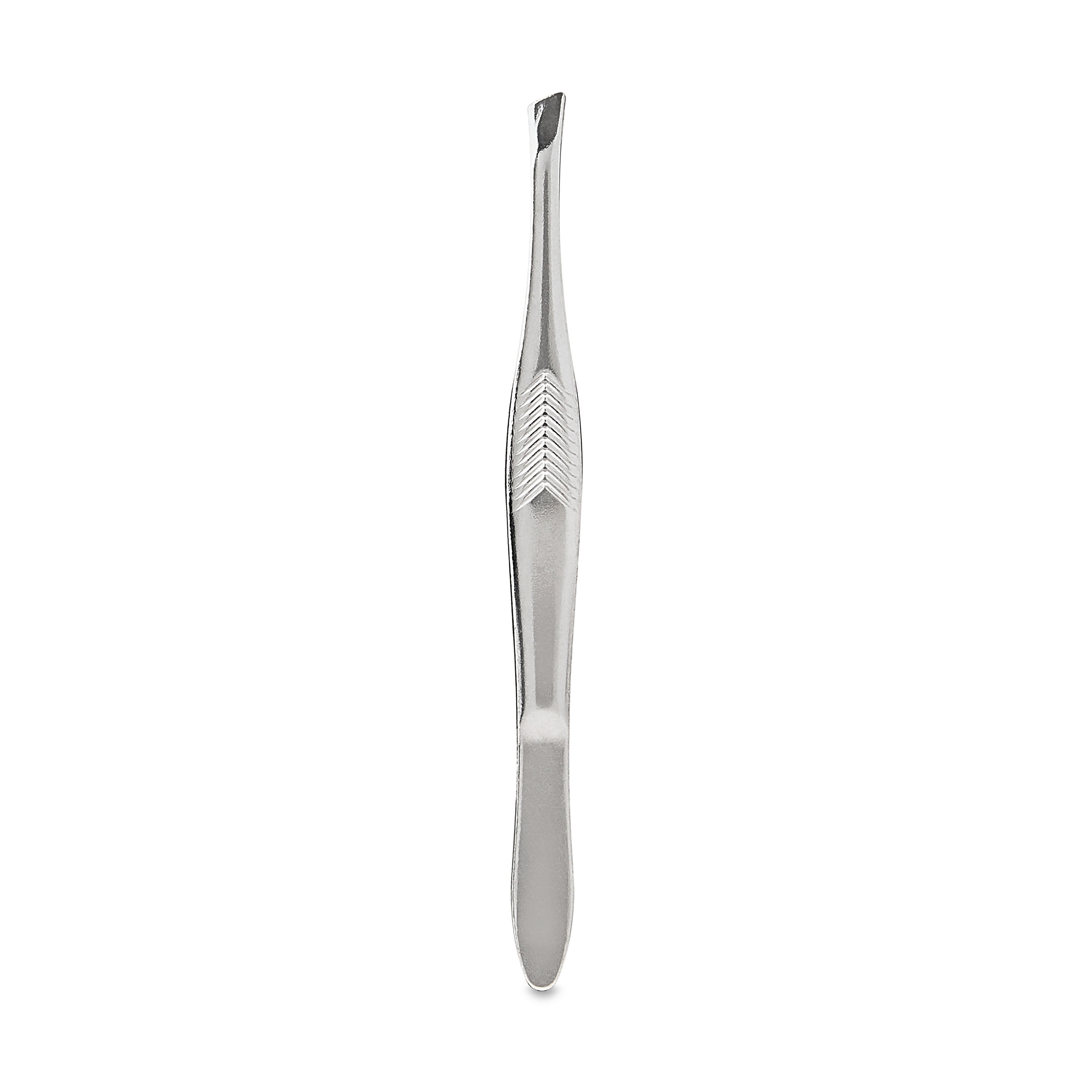 Equate Stainless Steel Slanted Tip Tweezers for Precision Beauty ...