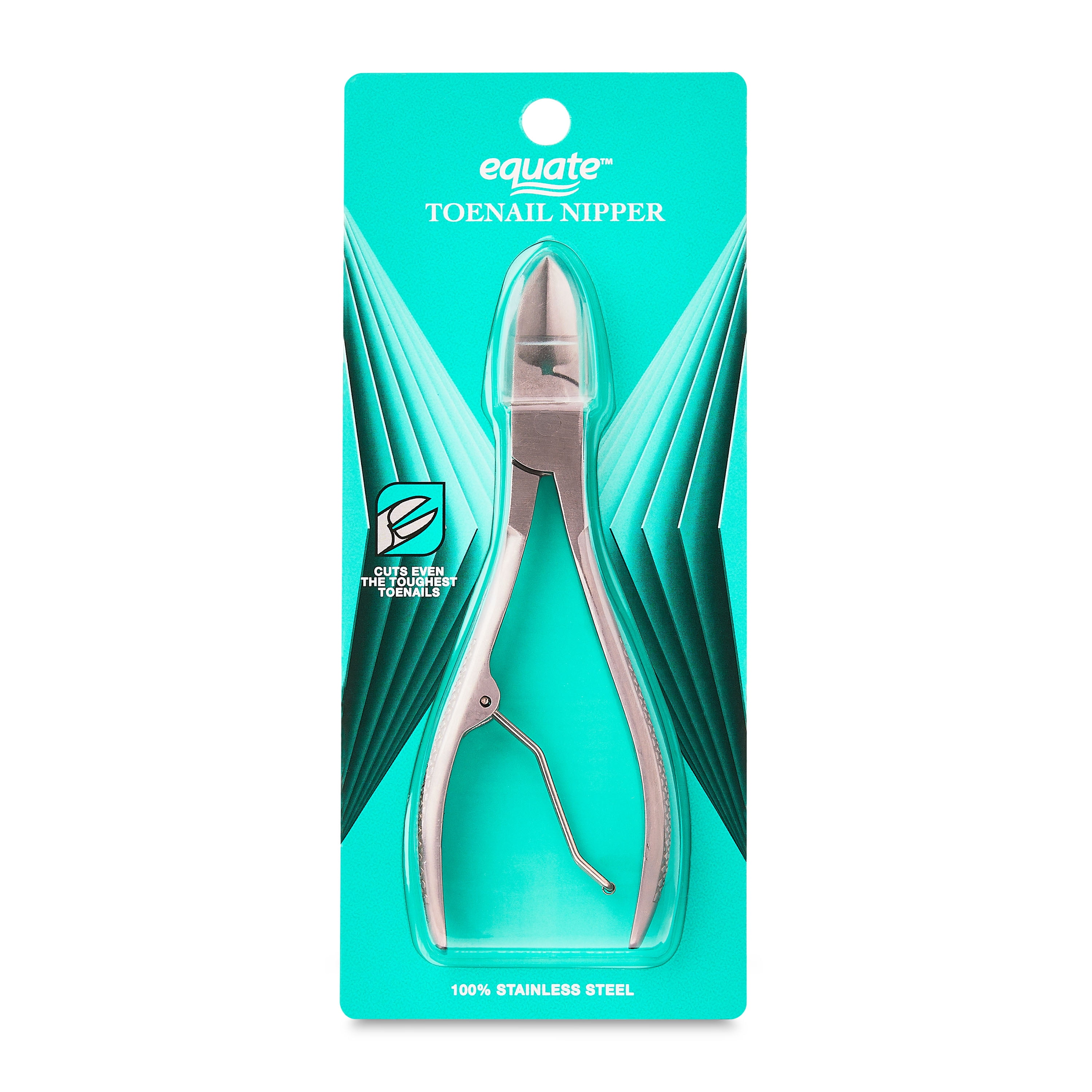 Equate Stainless Steel Toenail Nipper for Thick and Ingrown Toenails ...
