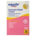 Equate Stomach Relief Chewable Tablets, 262 mg, 30 Count HSA/FSA ...