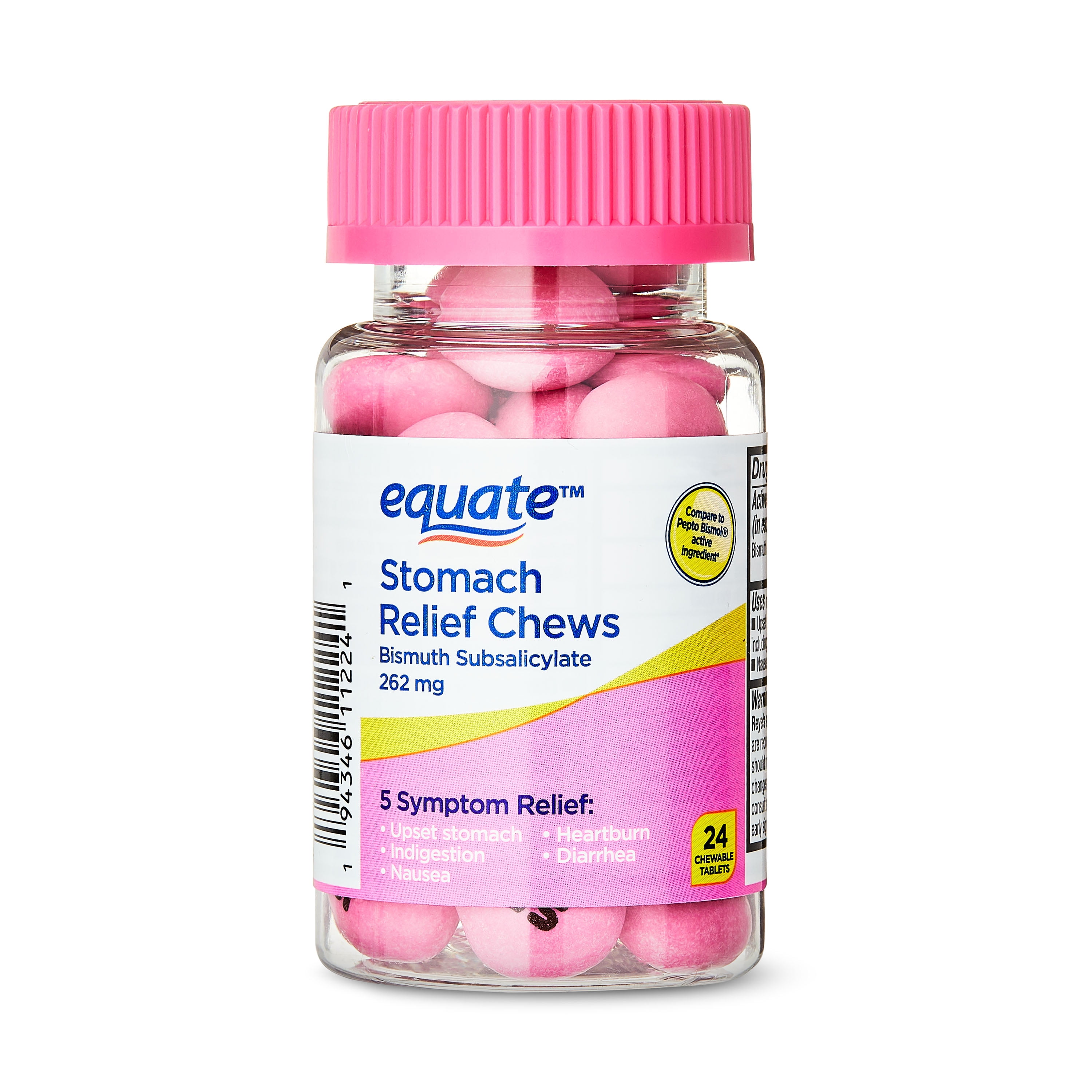Equate Stomach Relief Chews, 24 Count - Walmart.com