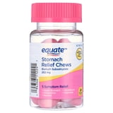 Equate Stomach Relief Chews, 24 Count, Bismuth Antacid for Upset ...