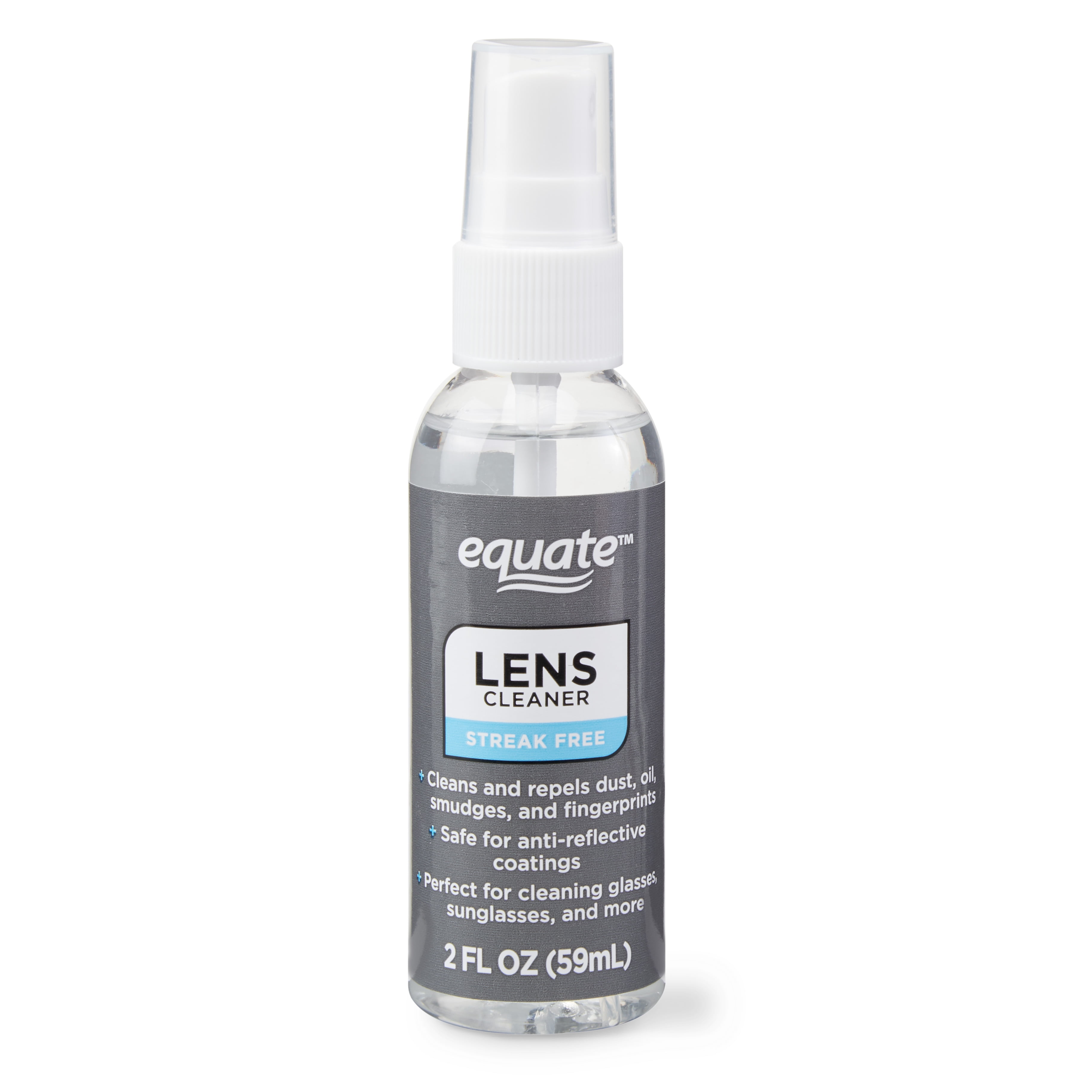 Equate Streak-Free Lens Cleaner, 2 oz Spray Bottle, 1 Count - Walmart.com