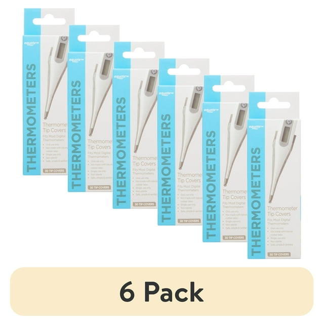 (6 pack) Equate Thermometer Tip Covers, 30 Count - Walmart.com