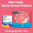 Equate Individually Wrapped Thin Liners, Size Regular (120 Count) HSA ...
