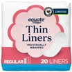 Always Thin No Feel Protection Daily Liners, Regular, Unscented, 120 ...