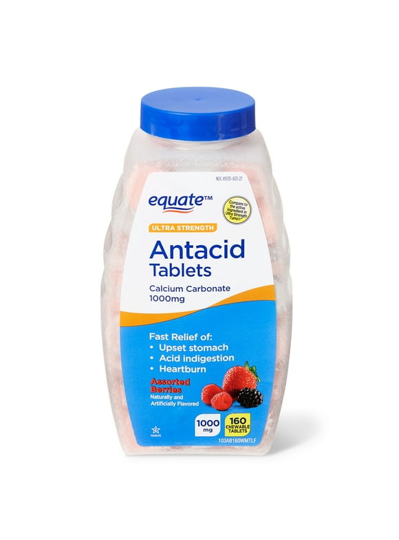 Antacid Tablets in Antacids and Heartburn Relief - Walmart.com