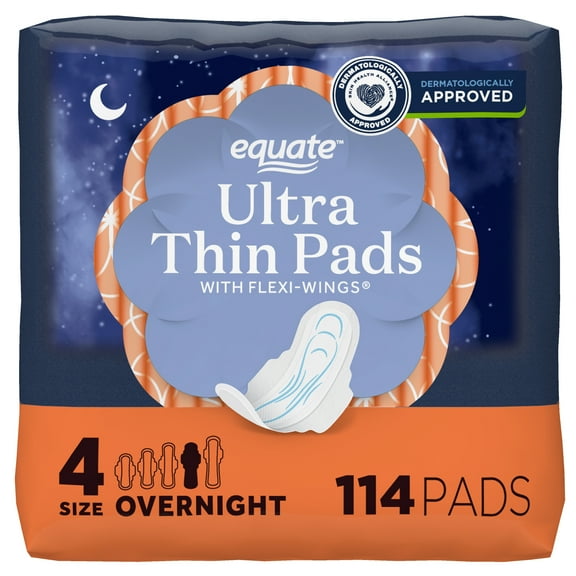 Walgreens Certainty Pads for Women, Overnight Absorption, 30 ea ...